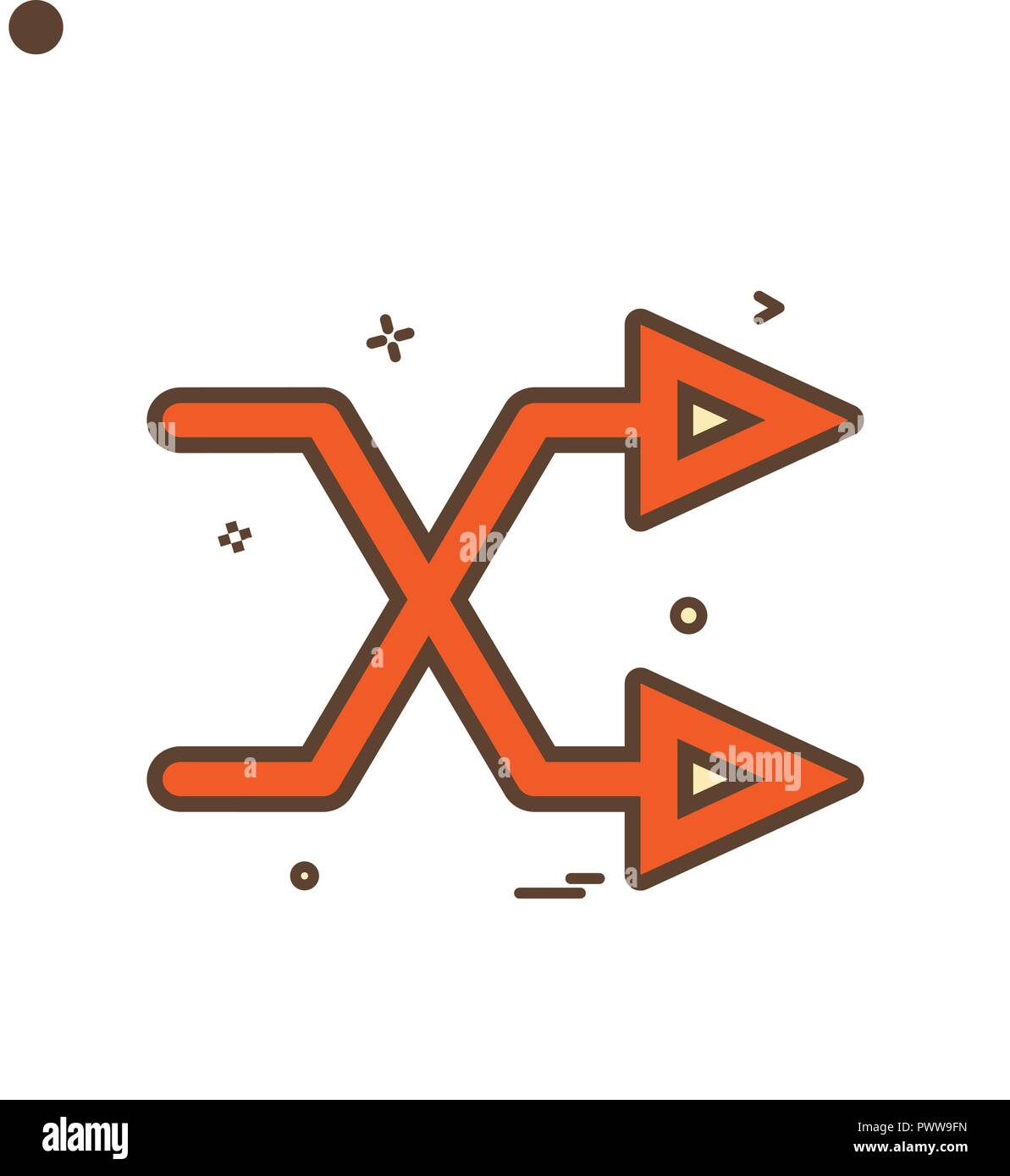 Two Arrows Direction Symbol Design Stock Photos & Two Arrows Direction ...