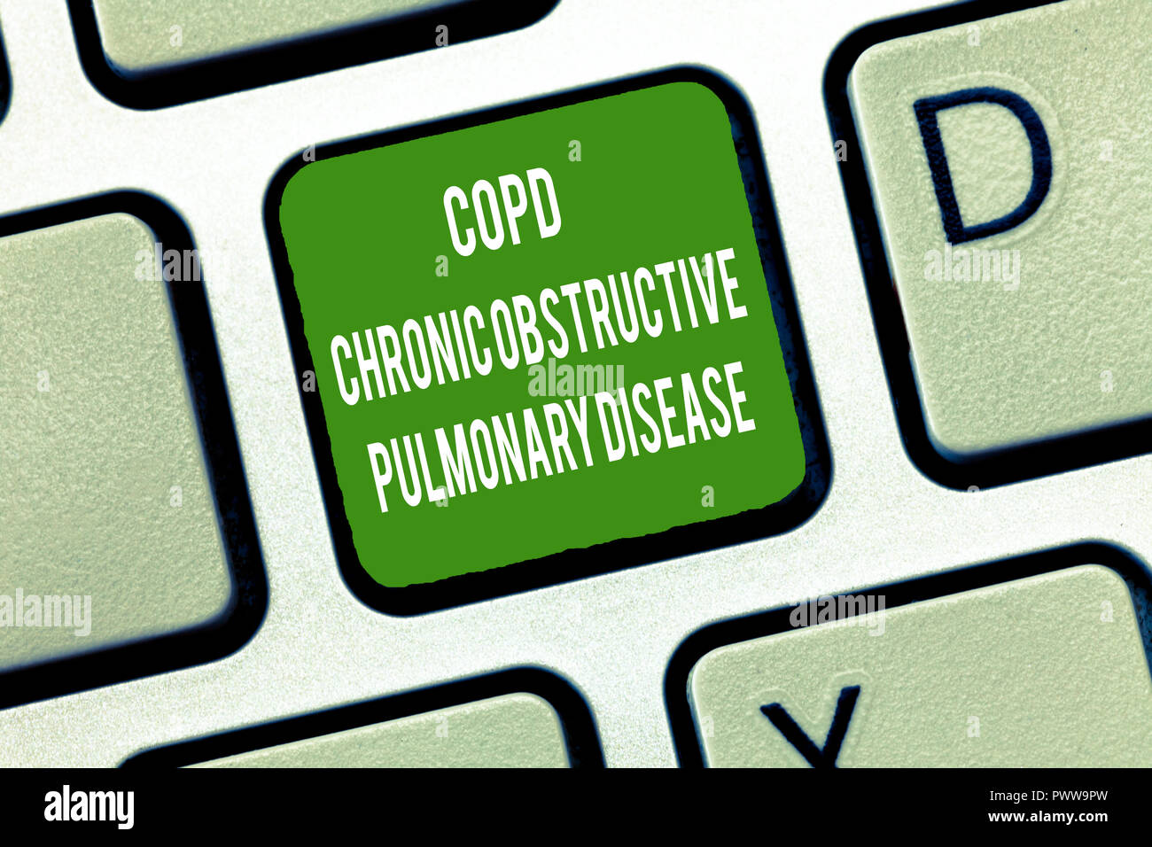 Text sign showing Copd Chronic Obstructive Pulmonary Disease ...