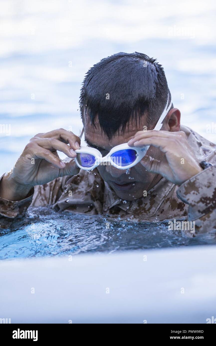 U.S. Marine Corps CWO2 Izzel Sanchez, the officer in charge of 2nd MAW ...