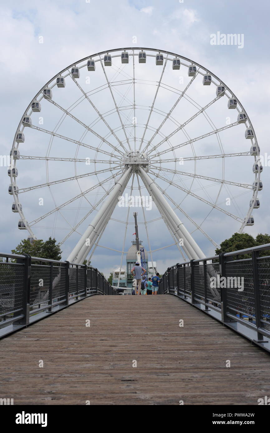 La Grande roue observation wheel, Montreal, Canada Stock Photo - Alamy