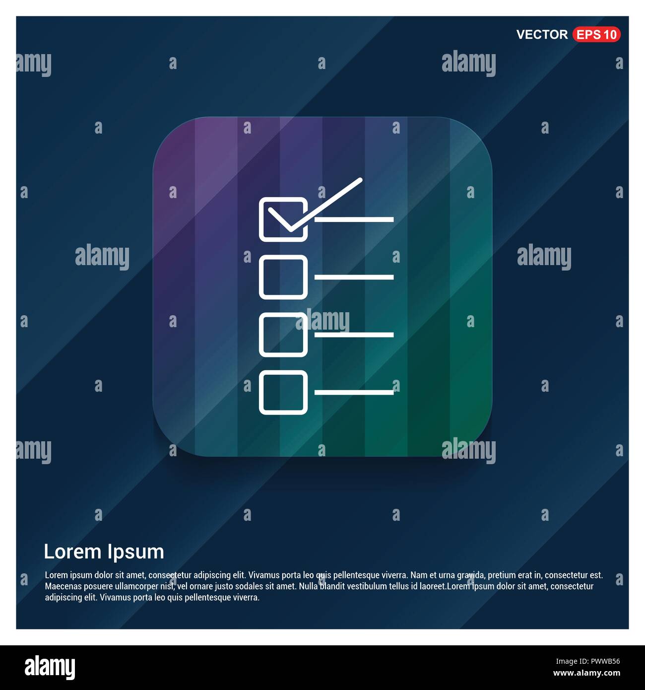 Cheklist logo Stock Vector Images - Alamy