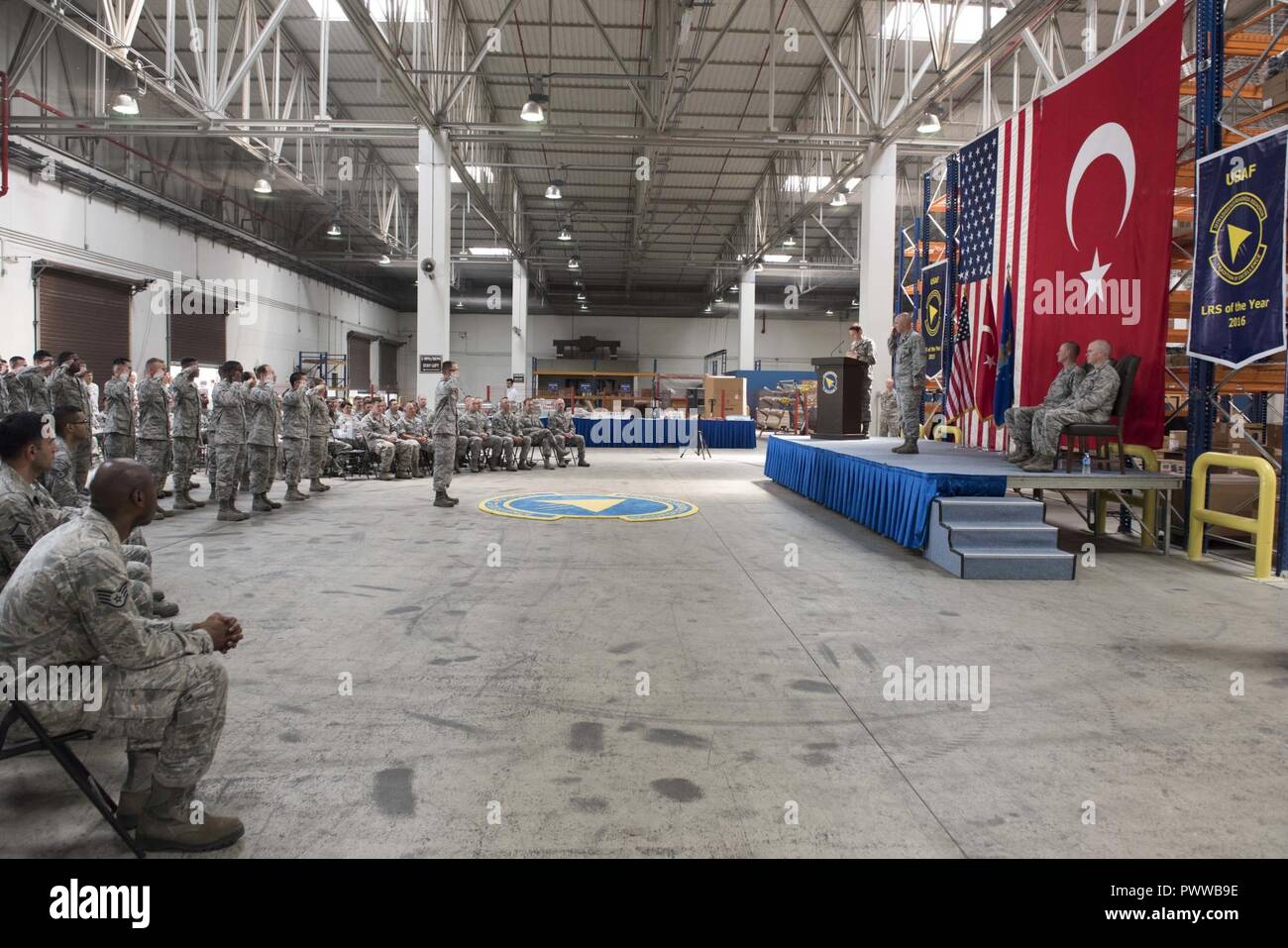 The 39th Logistics Readiness Squadron renders a final salute to Lt. Col ...
