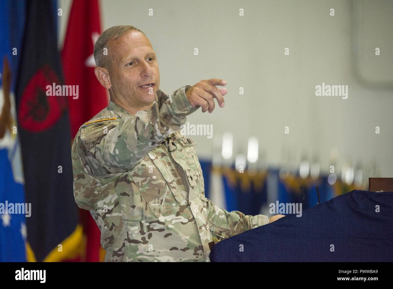 U.S. Army Brig. Gen. Donald C. Bolduc, outgoing commander of Special ...
