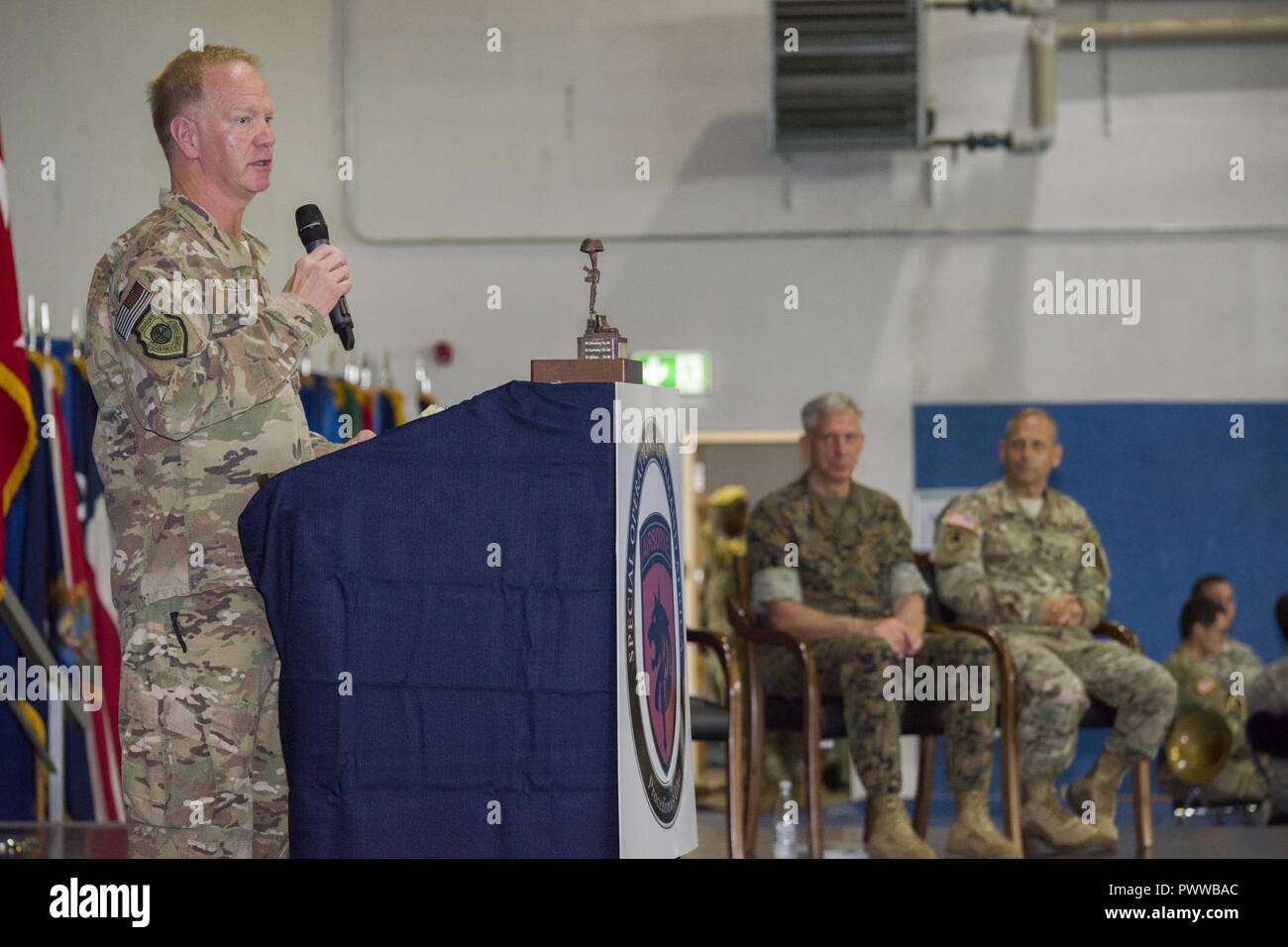 U.S. Air Force Maj. Gen. J. Marcus Hicks, incoming commander of Special ...