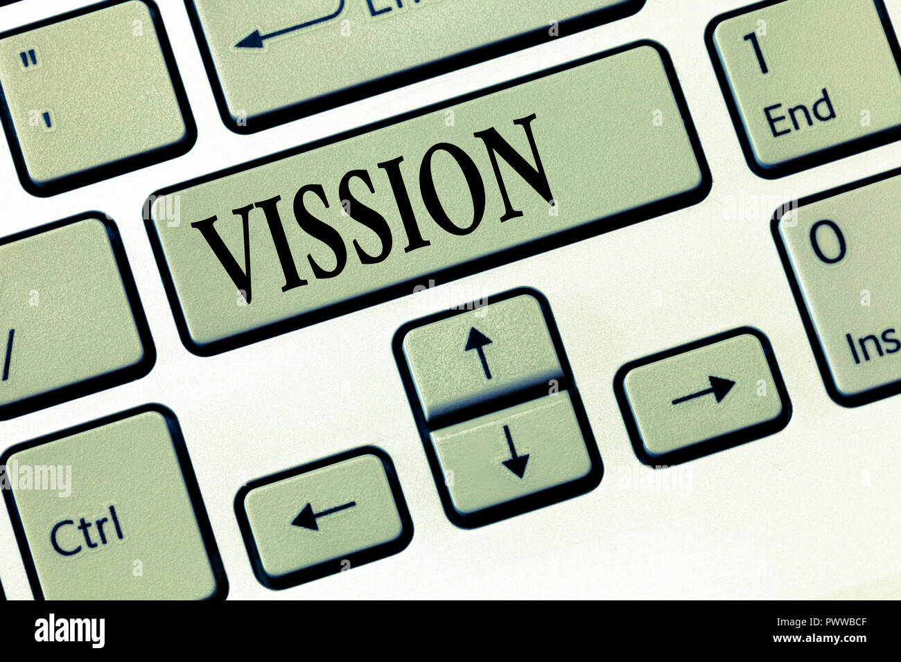 Word writing text Vission. Business concept for Being able to see ...