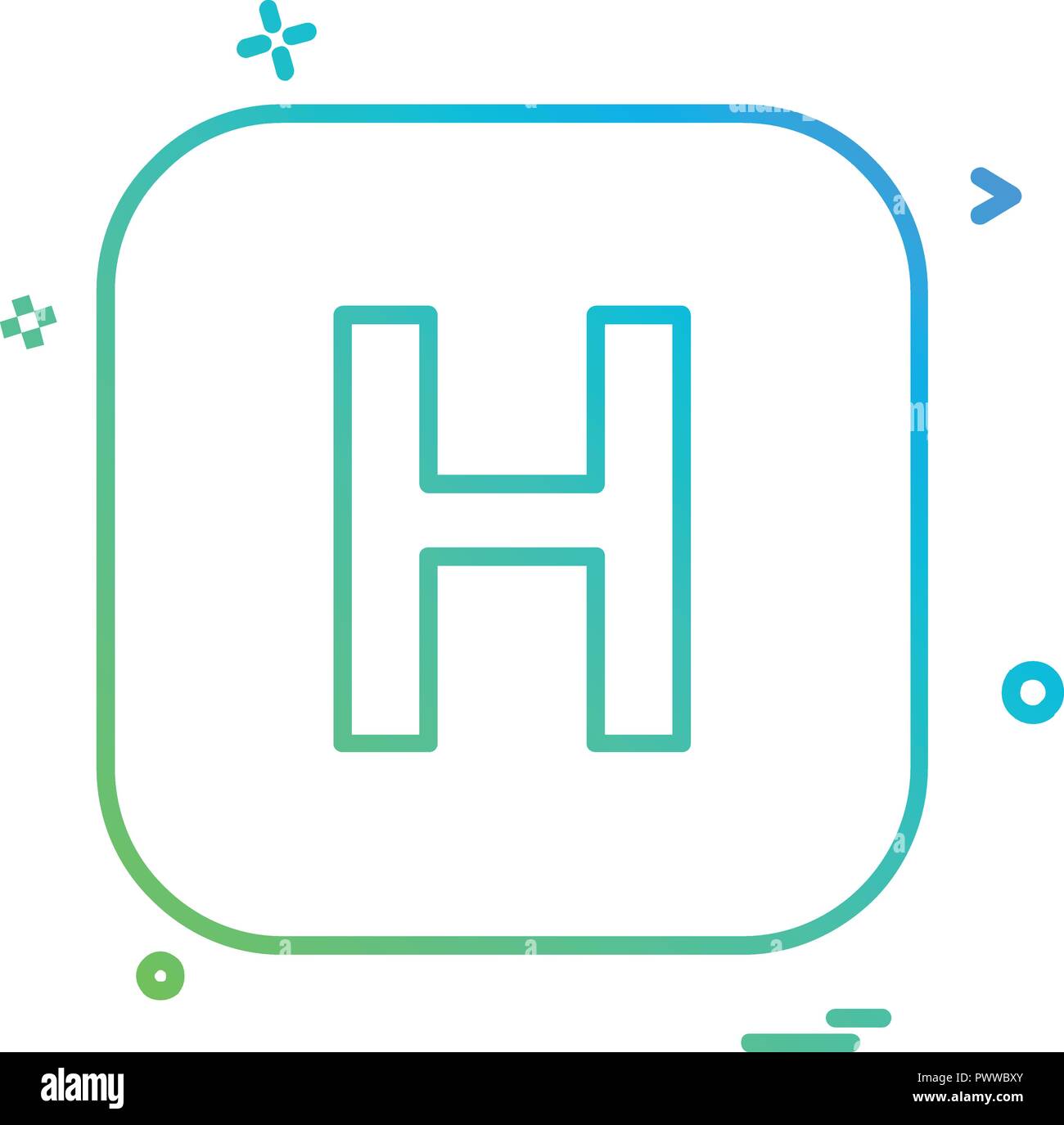 English Alphabets icon design vector Stock Vector Image & Art - Alamy