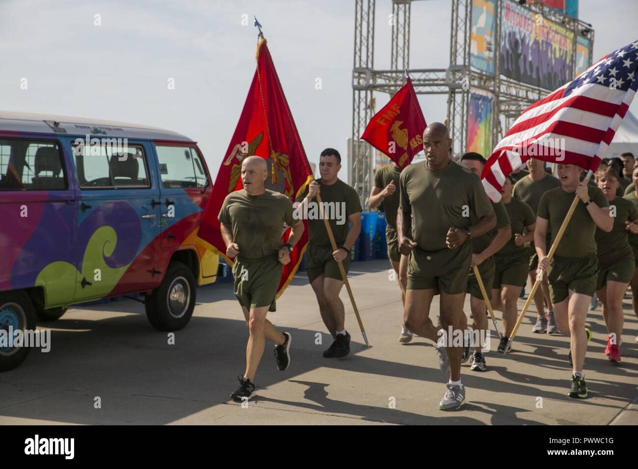 Col. Charles Dunne, commanding officer, Headquarters and Service ...