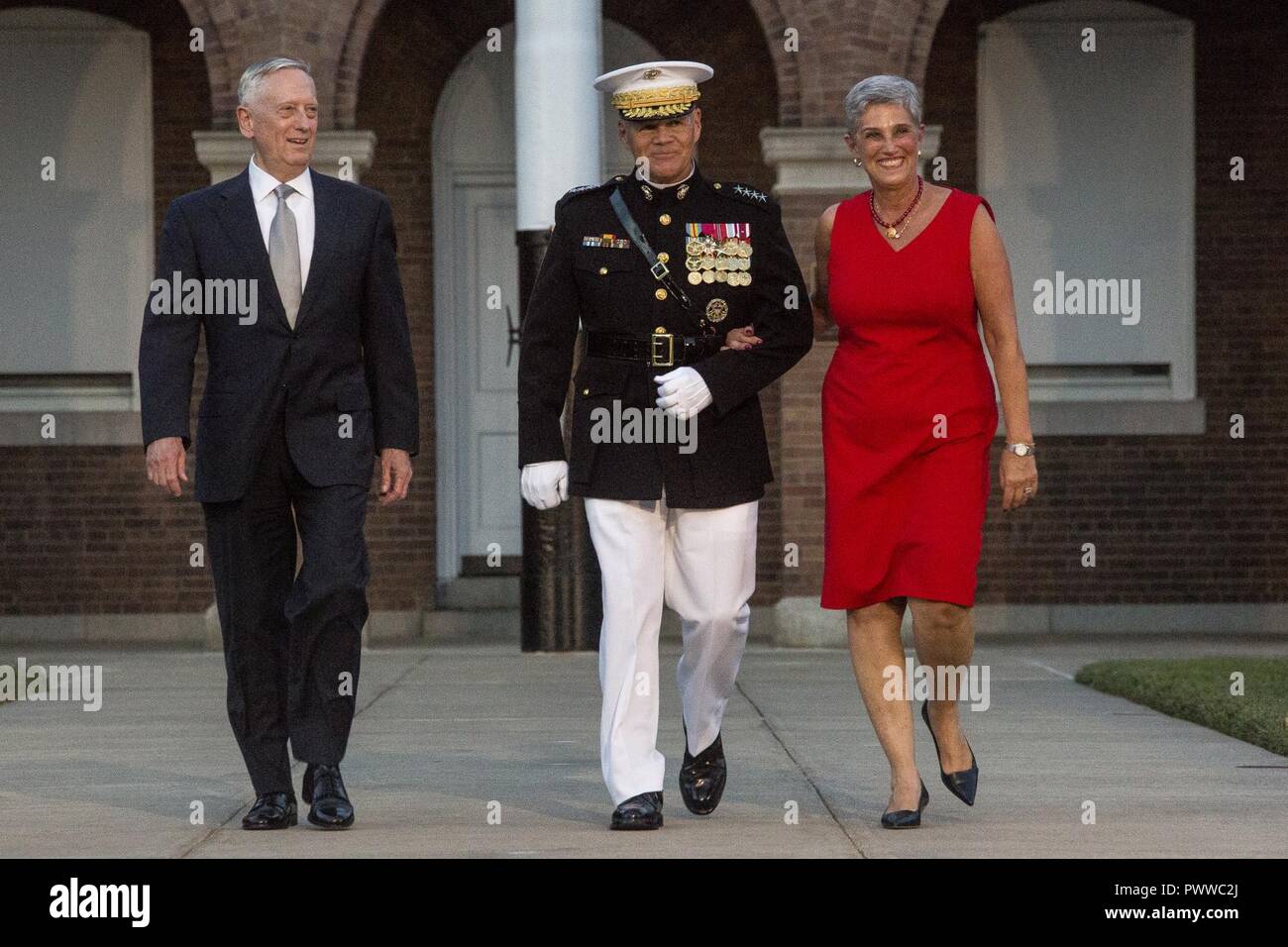Secretary of Defense, the Honorable James N. Mattis, guest of honor ...