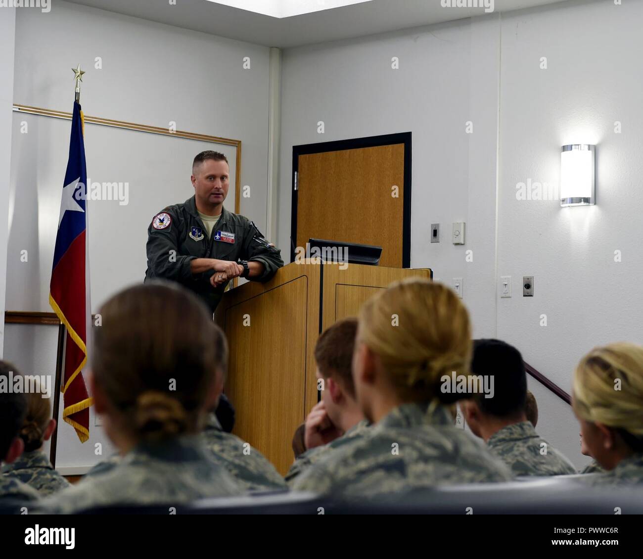 Maj. William "Hash" Brown, an F-16 instructor pilot with the 149th ...