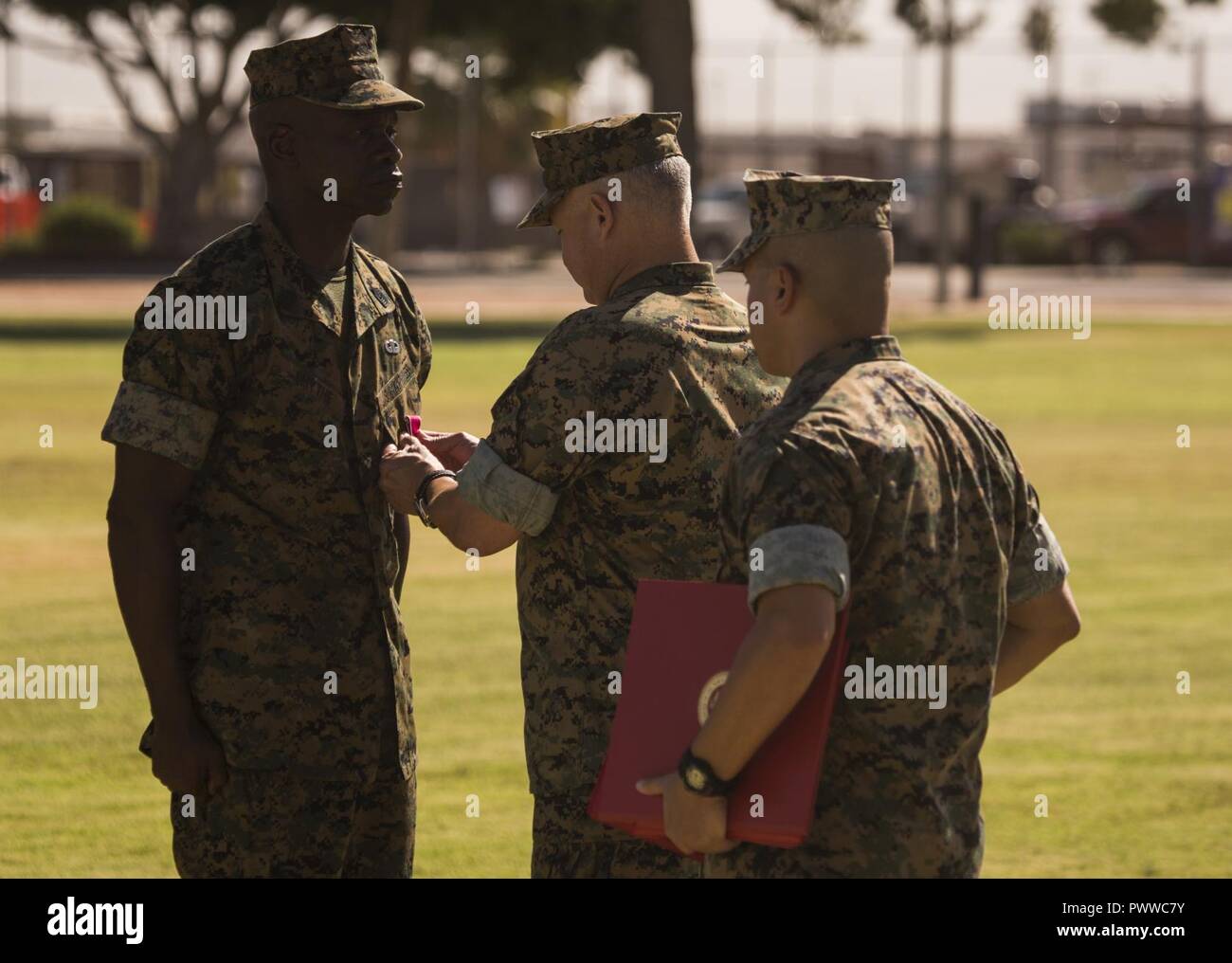U.S. Marine Corps Sgt. Maj. Delvin R. Smythe, the Marine Corps Air ...