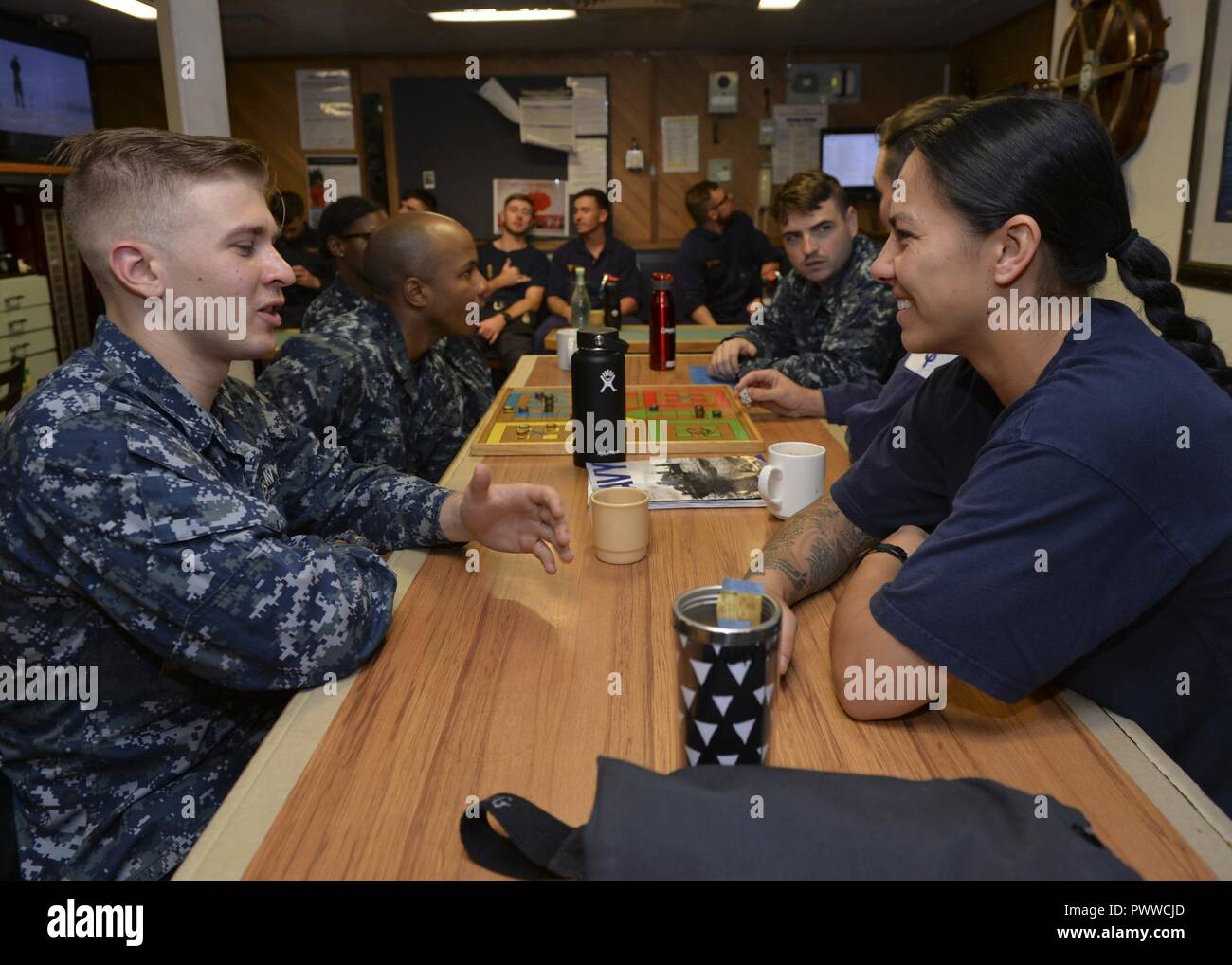 PACIFIC OCEAN (June 30, 2017) Sailors assigned to Carrier Strike Group ...