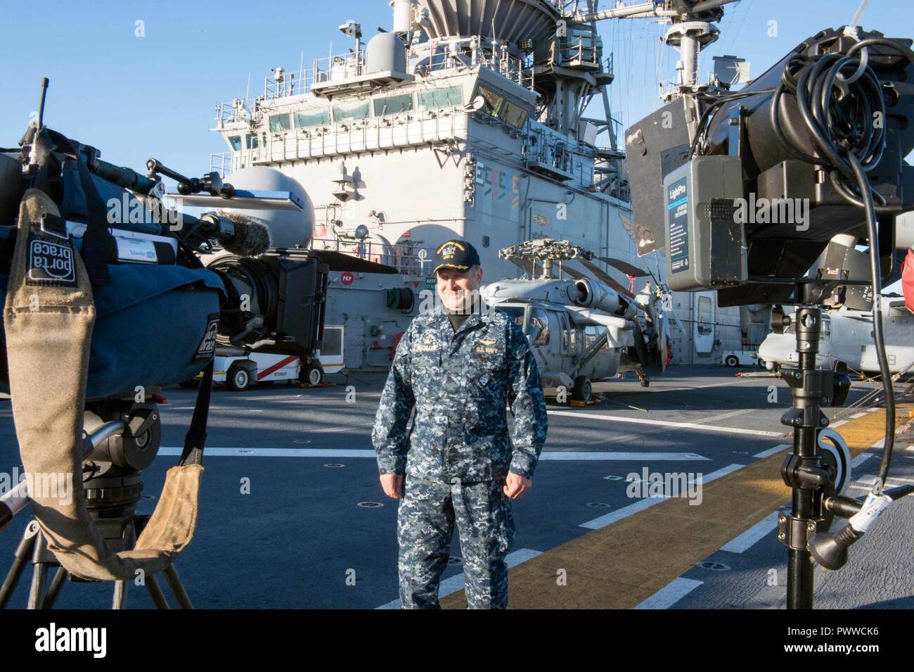 SYDNEY (July 1, 2017) Capt. Larry McCullen, commanding officer of the ...
