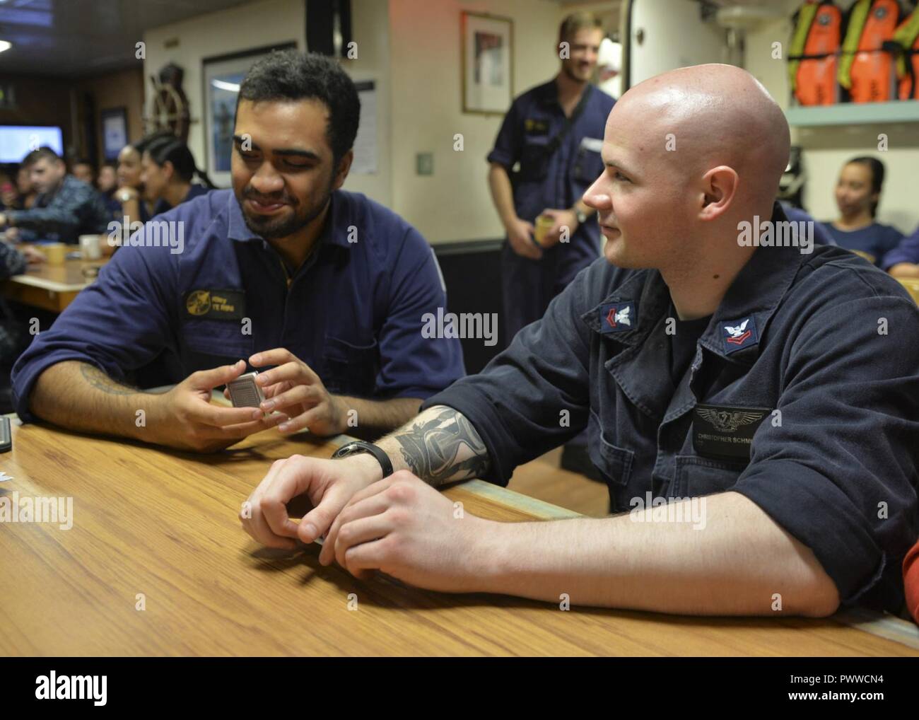WATERS OFF GUAM (June 30, 2017) U.S. Navy Air Traffic Controller 2nd ...