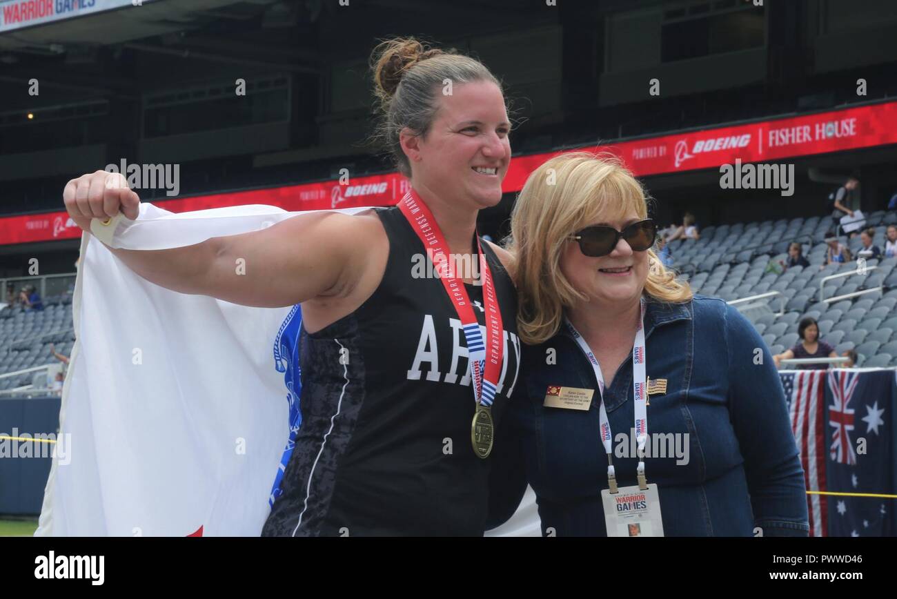 U.S. Army veteran Christy Gardner, from Auburn, Maine poses for a photo ...