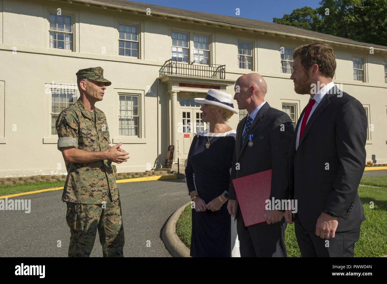 U.S. Marine Corps Brig. Gen. Kevin Iiams, commanding general, Training ...