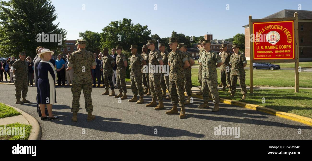 U.S. Marine Corps Brig. Gen. Kevin Iiams, commanding general, Training ...