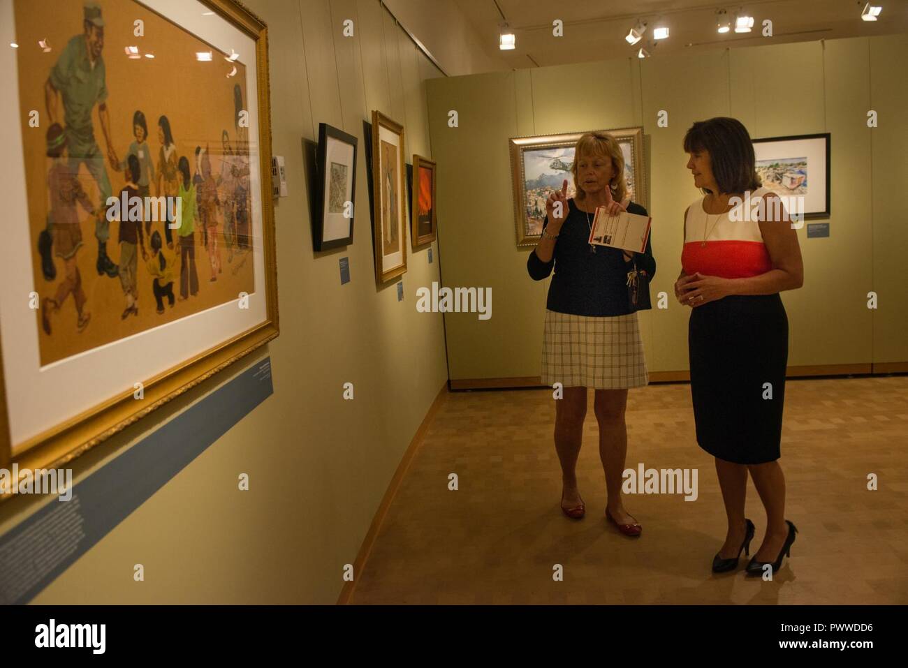 Triangle, Va.— Lin Ezell, director of the National Museum of the Marine ...