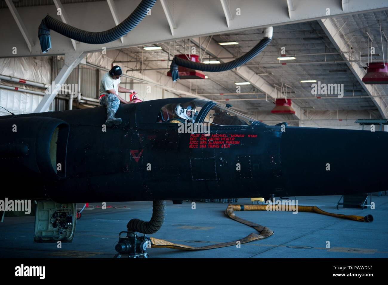 Senior Airman Howard Reyes, 9th Aircraft Maintenance Squadron avionics ...