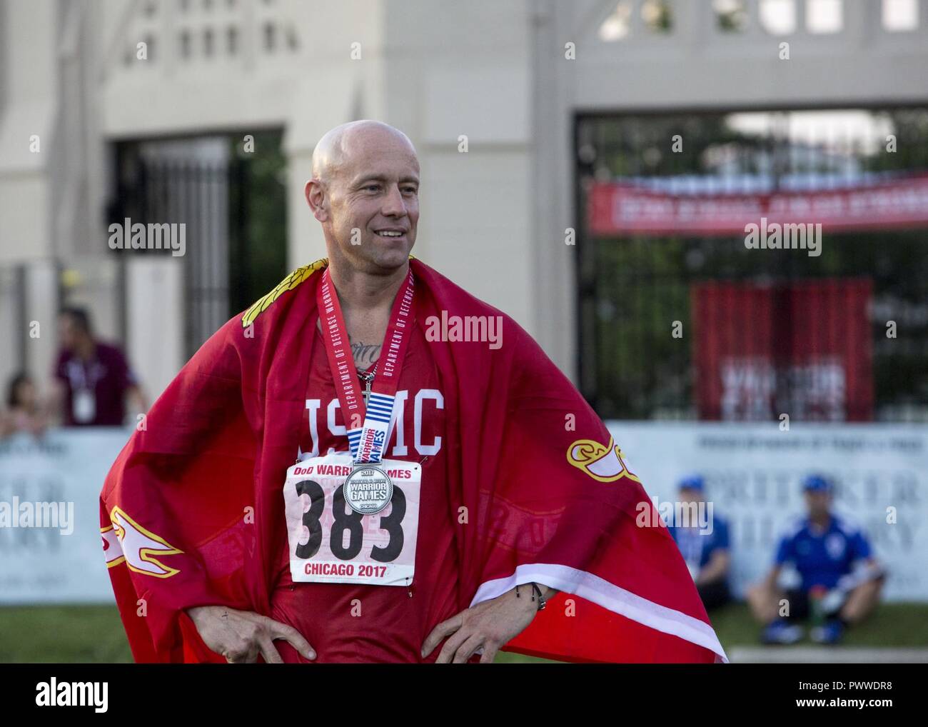 U.S. Marine Corps Sgt. Maj. Brian Fogarty, a member of Team Marine ...