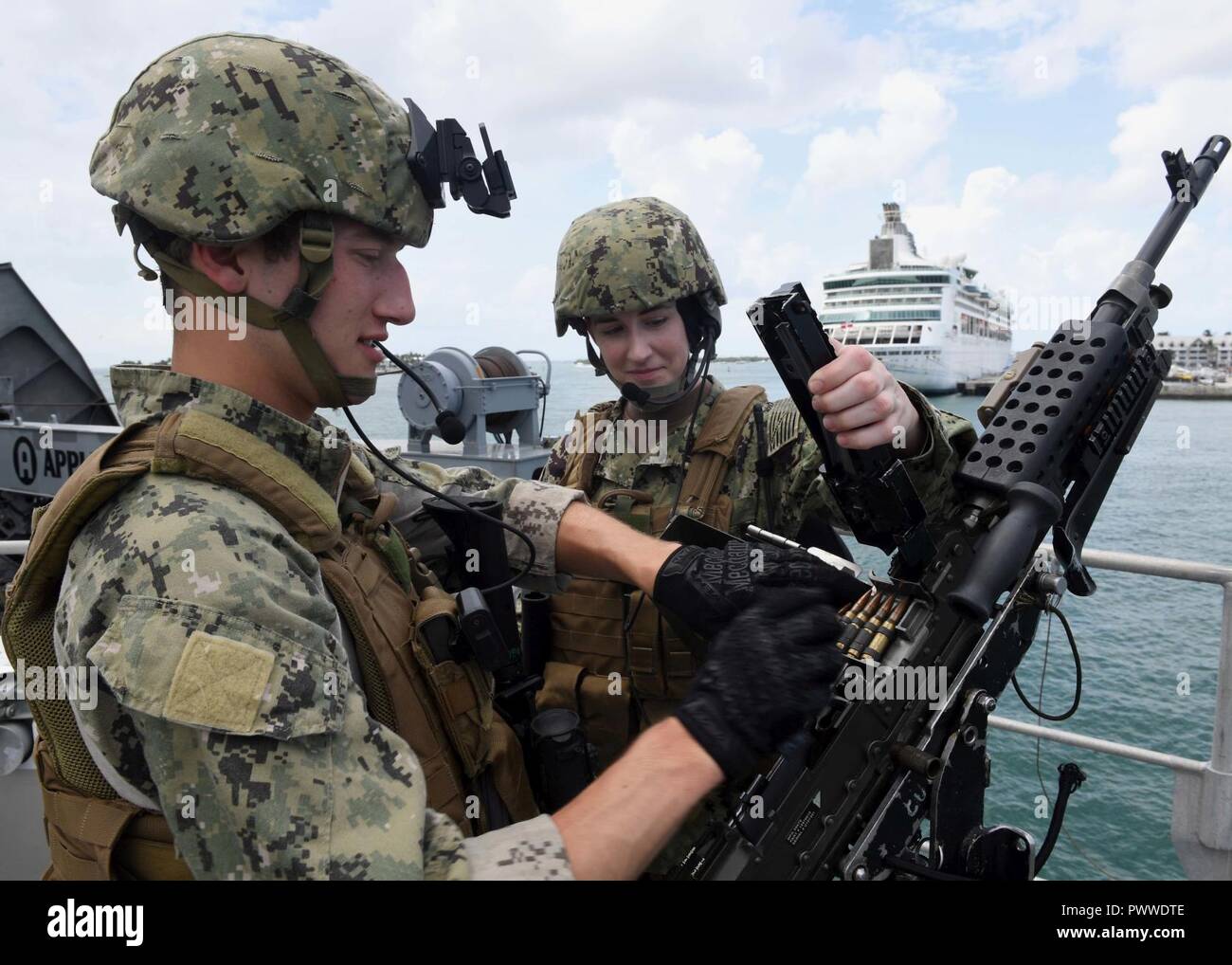 KEY WEST, Fla. (July 6, 2017) Master-at-Arms 2nd Class Timothy Faulkner ...