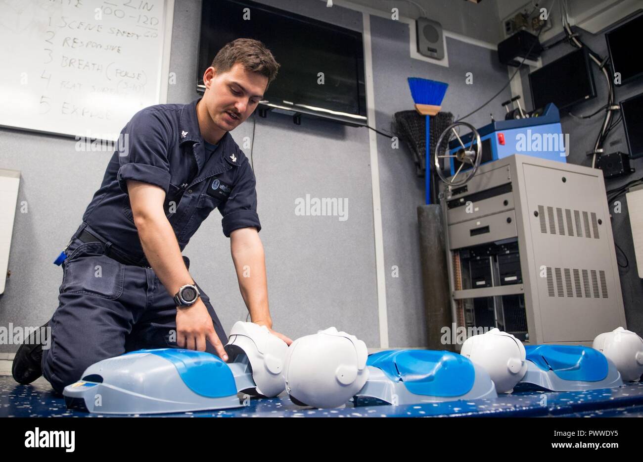Head tilt cpr hi-res stock photography and images - Alamy