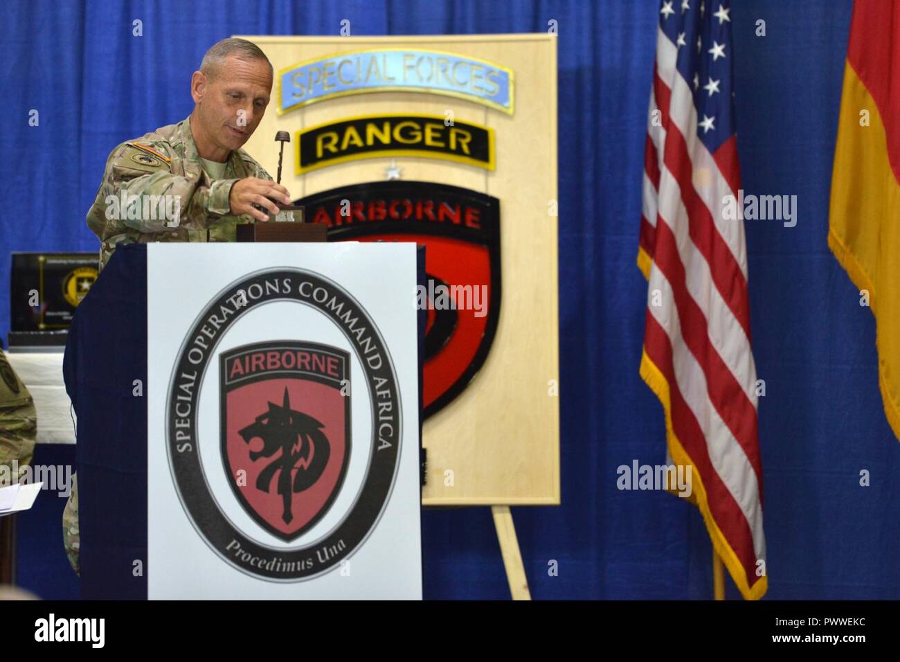 U.S. Army Brig. Gen. Donald C. Bolduc, outgoing commander of Special ...