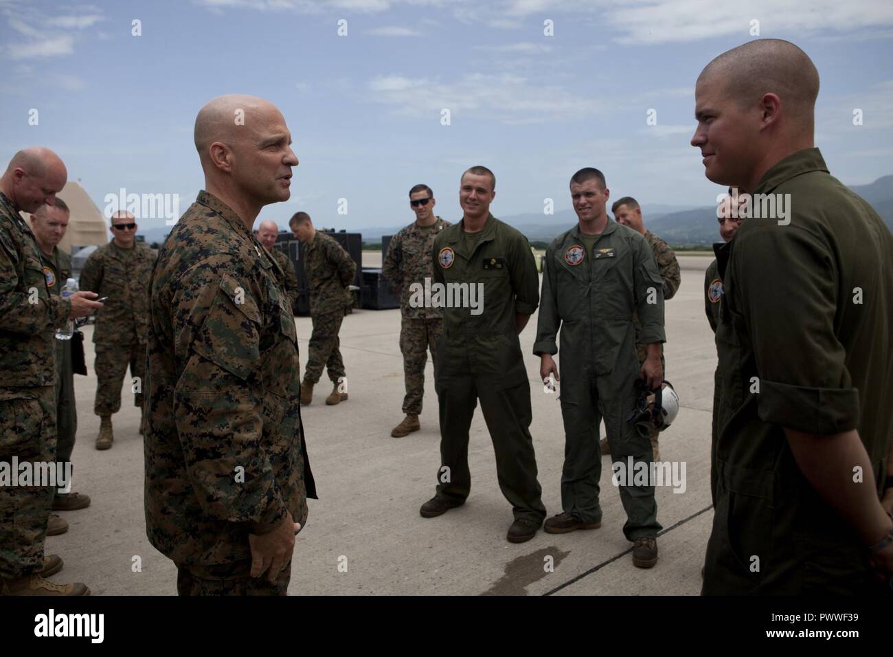 U.S. Marine Maj. Gen. David G. Bellon, the commander of U.S. Marine ...