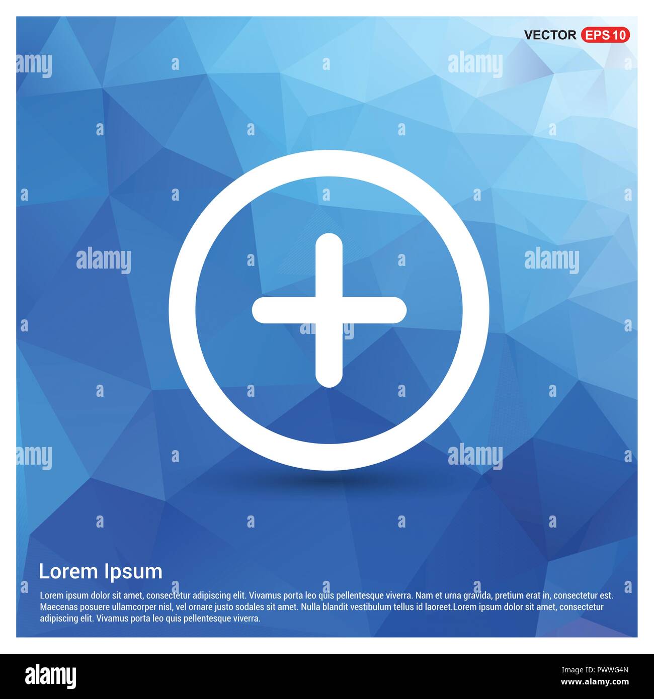 Plus Icon - Free vector icon Stock Vector Image & Art - Alamy