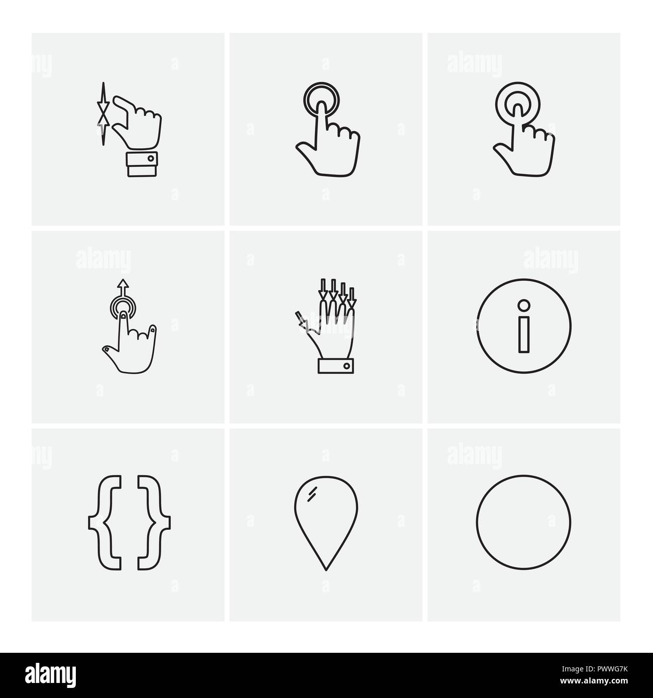 hands , pointer , arrows , directions , signs , ui , user interface ...
