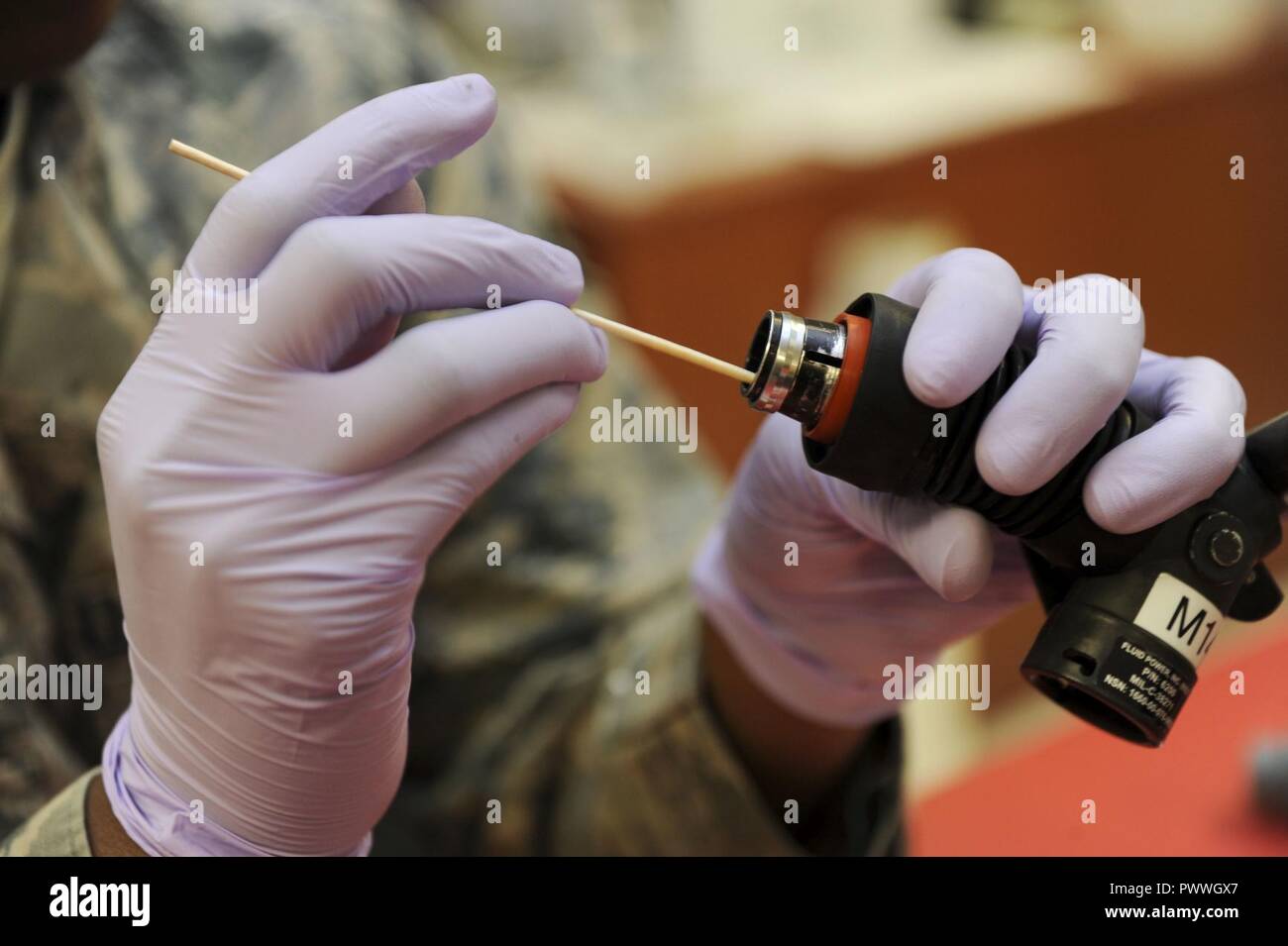 A 5th Operations Support Squadron aircrew flight equipment technician ...