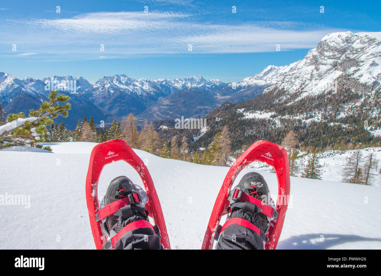 Snowshoes gaiters hi-res stock photography and images - Alamy