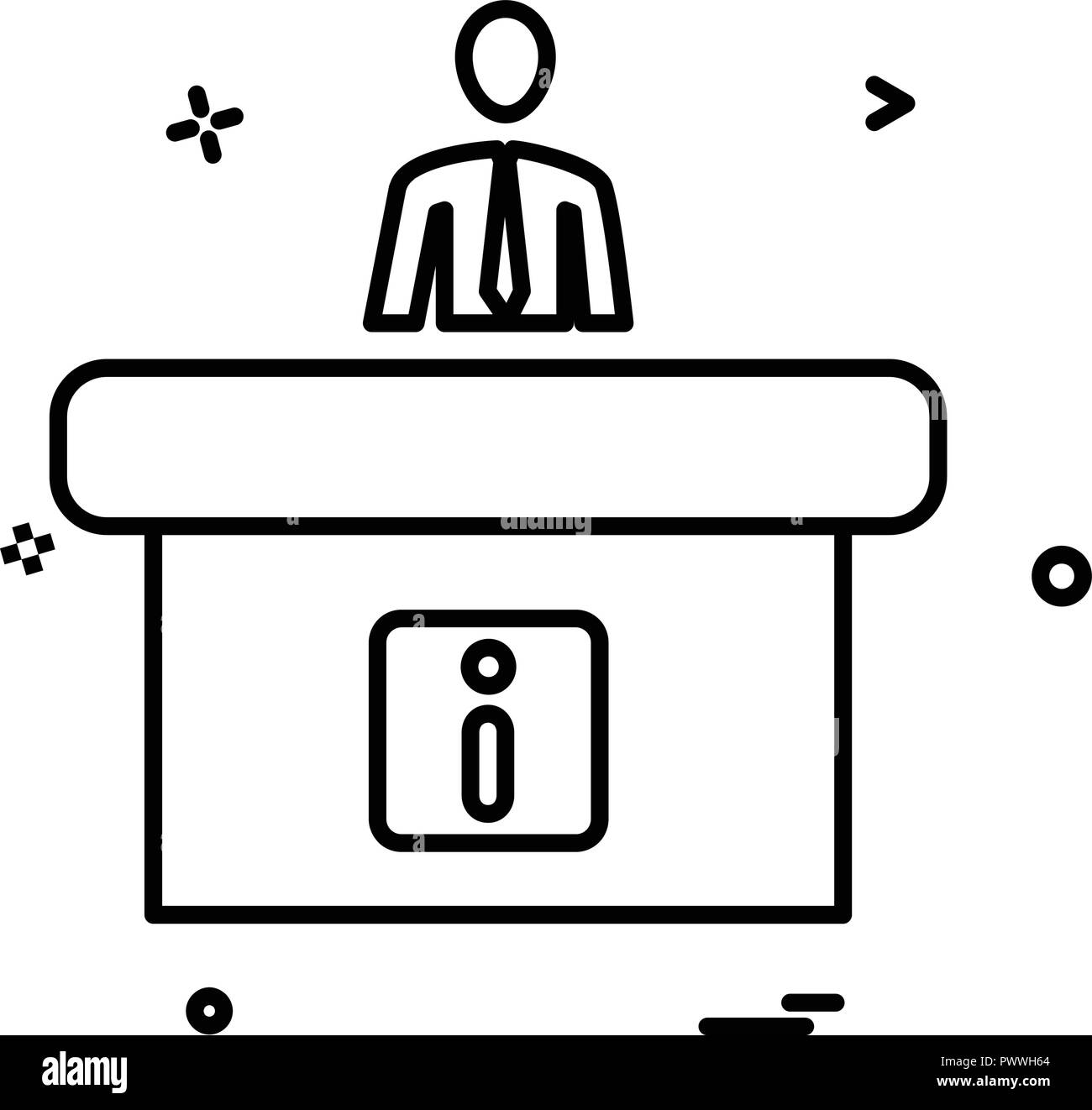 Reception icon design vector Stock Vector Image & Art - Alamy