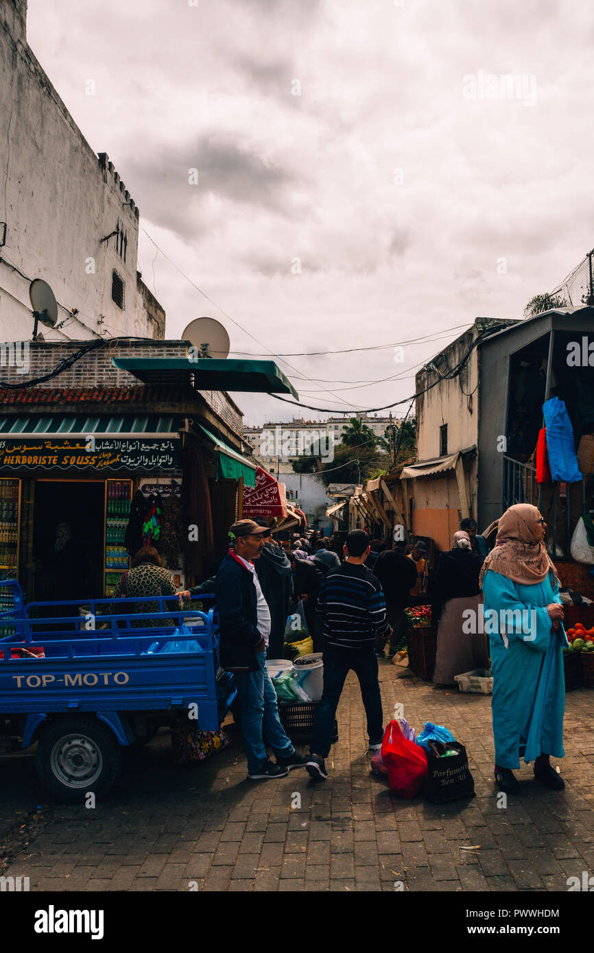 Meat and Fish Market, Tangier, Morocco, 2018 Stock Photo - Alamy