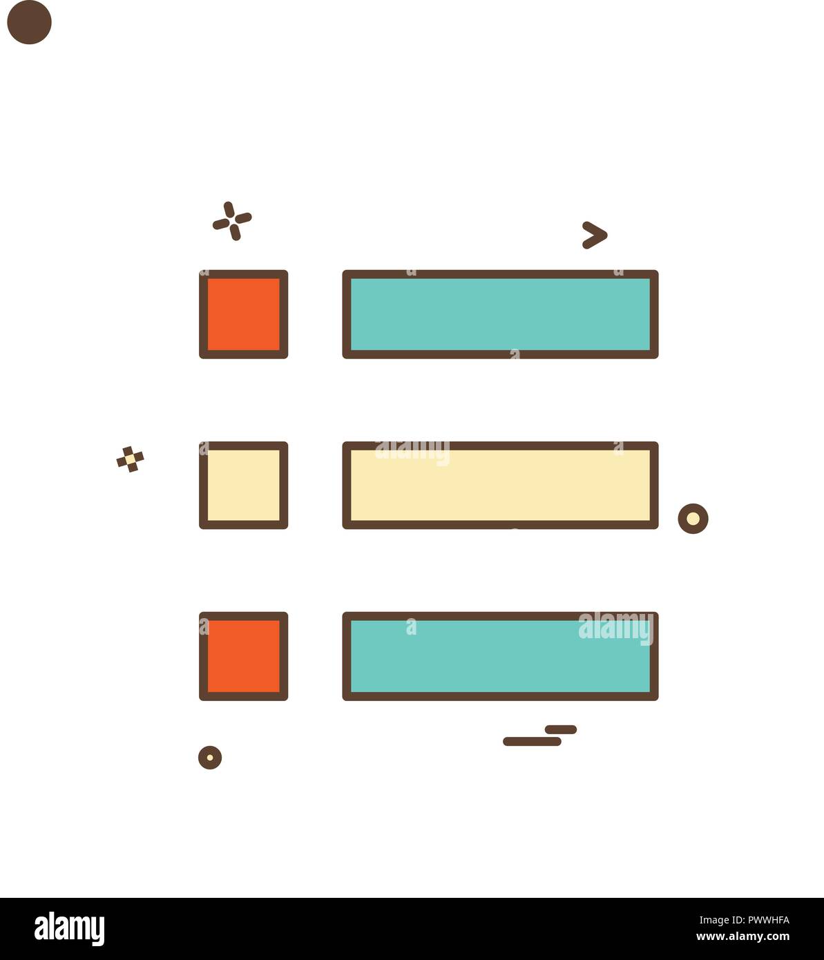 Bullet list menu options icon vector design Stock Vector Image & Art ...