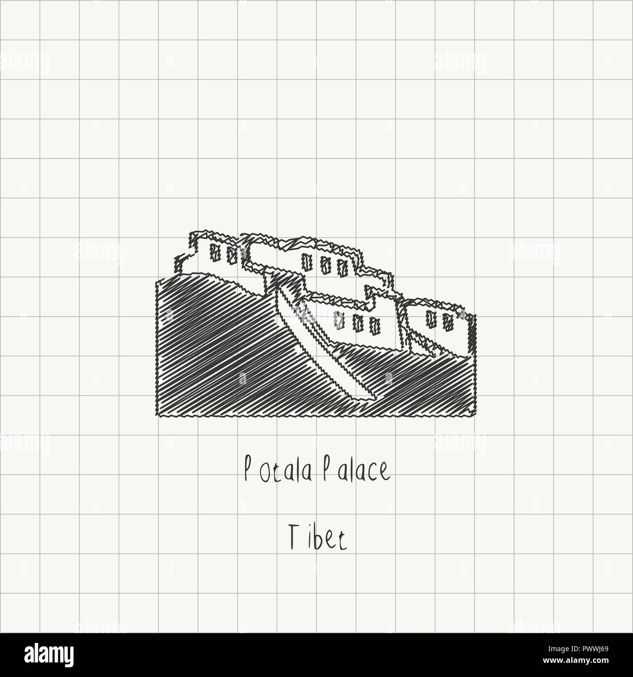 World Famous landmarks design with creative background vector Stock ...
