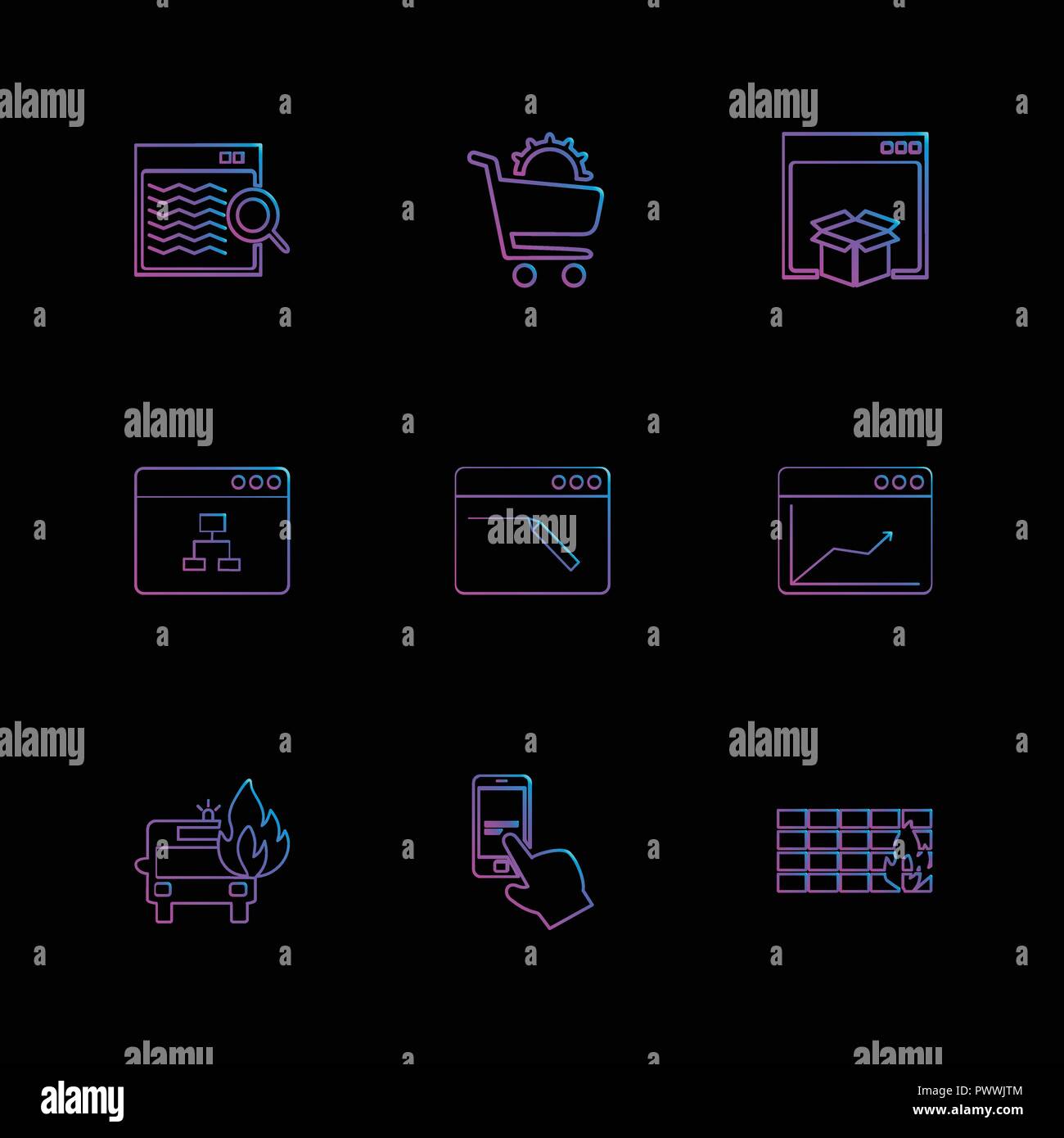 cart ,dropbox ,windows , ui , layout , web , user interface ...