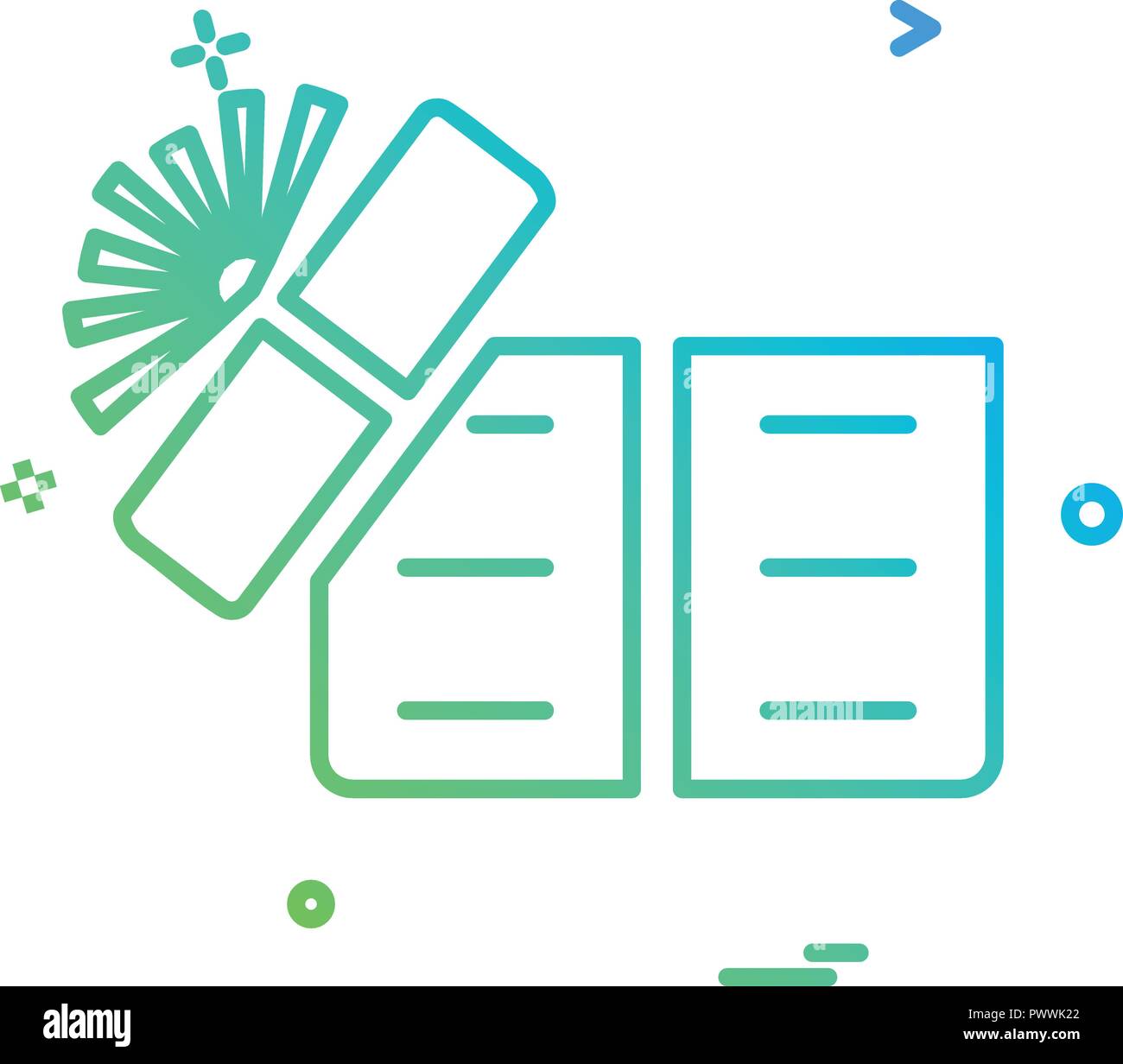 Desktop icon design vector Stock Vector Image & Art - Alamy