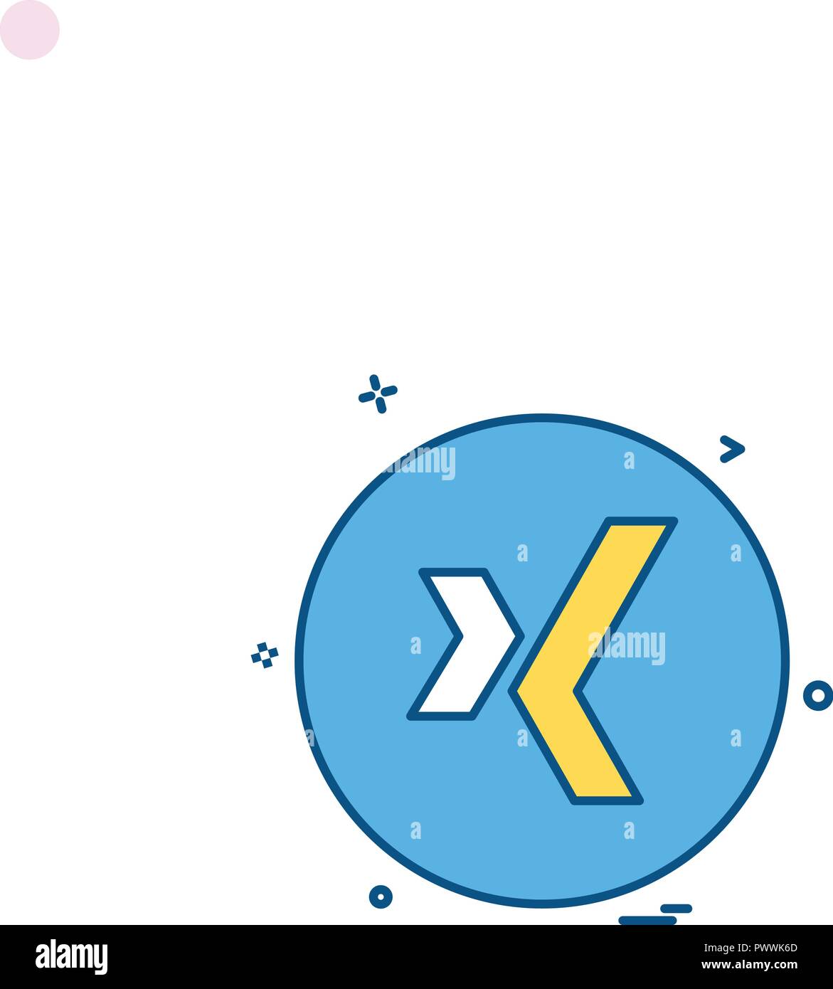 Xing vector vectors hi-res stock photography and images - Alamy