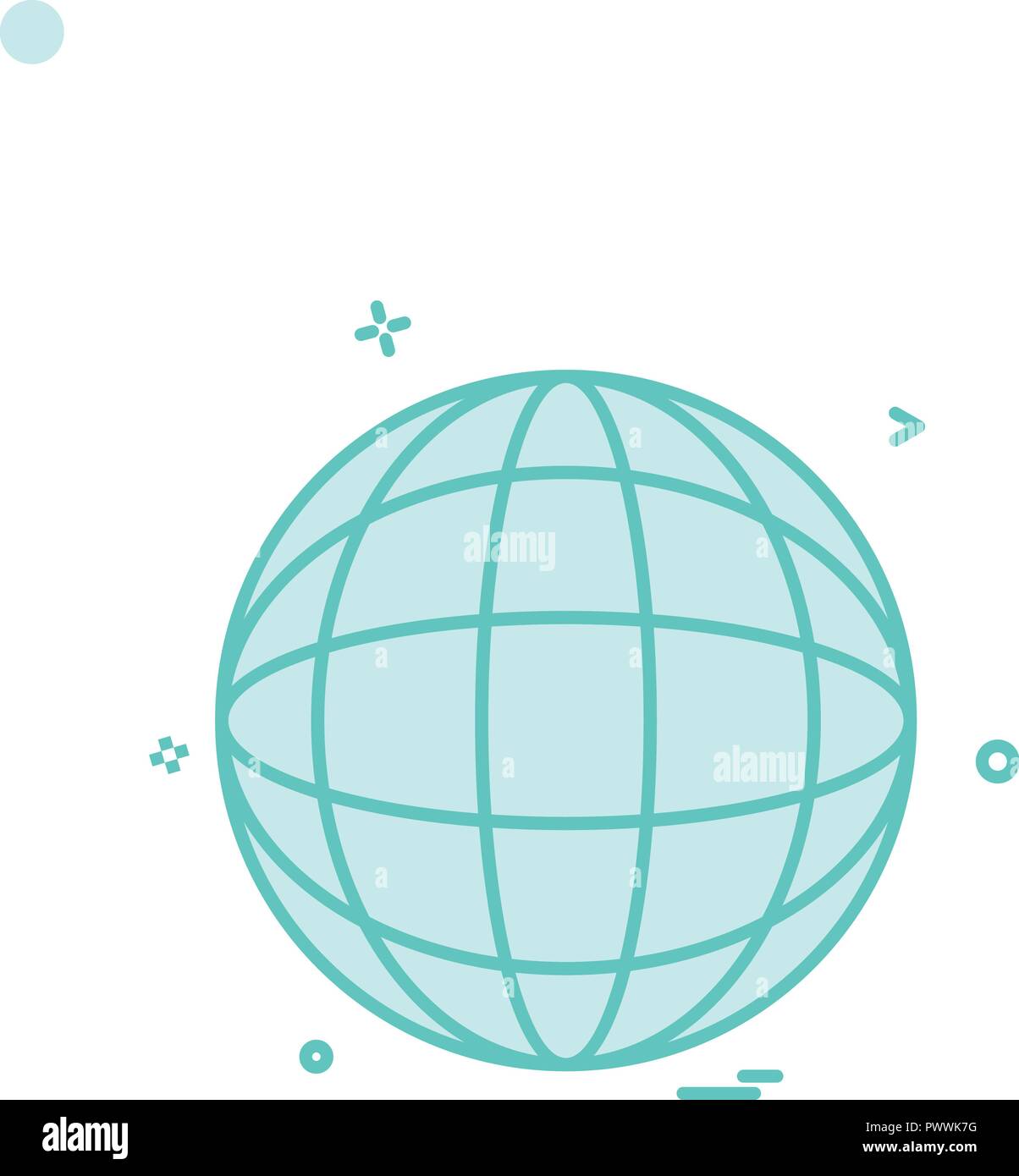 glob map icon vector design Stock Vector Image & Art - Alamy