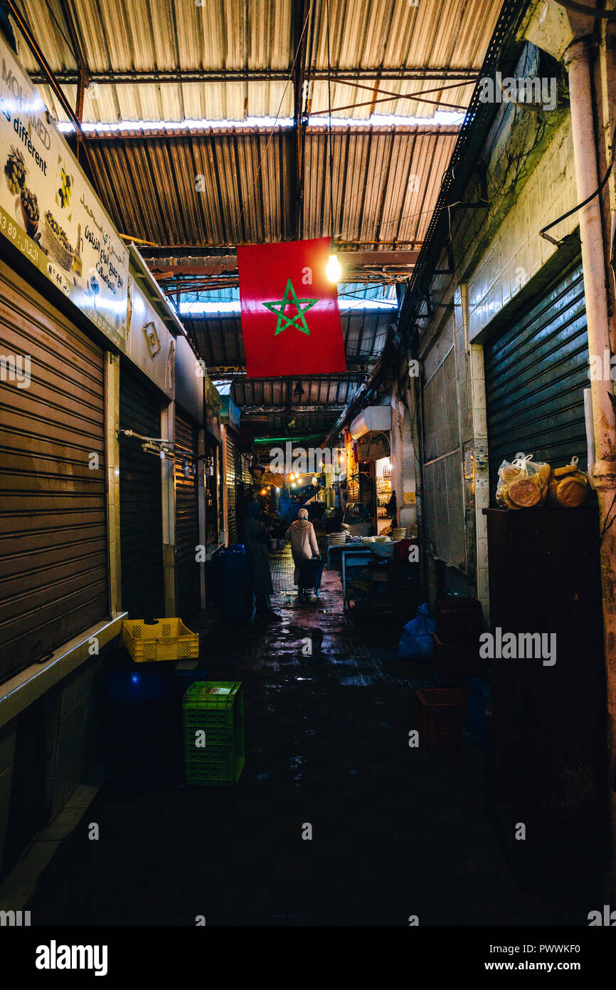 Meat and Fish Market, Tangier, Morocco, 2018 Stock Photo - Alamy