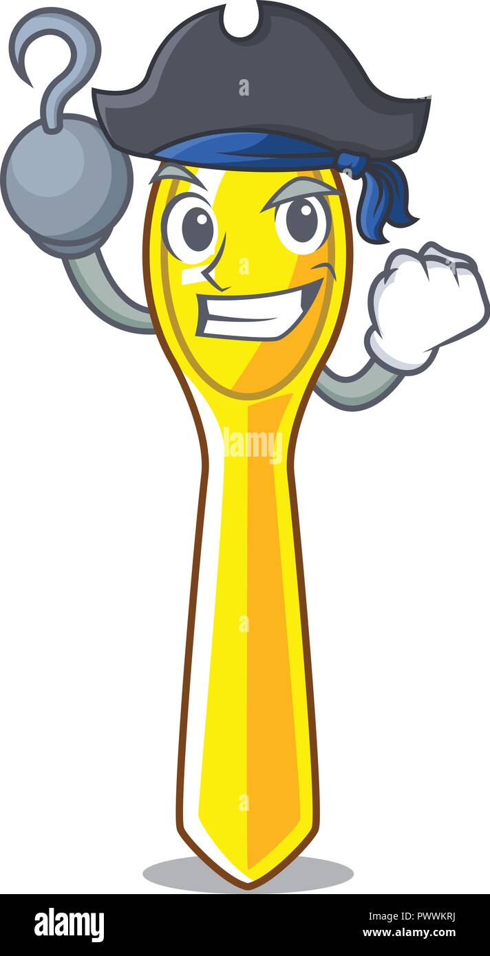 Pirate character spoon plastic for kid meal Stock Vector Image & Art ...
