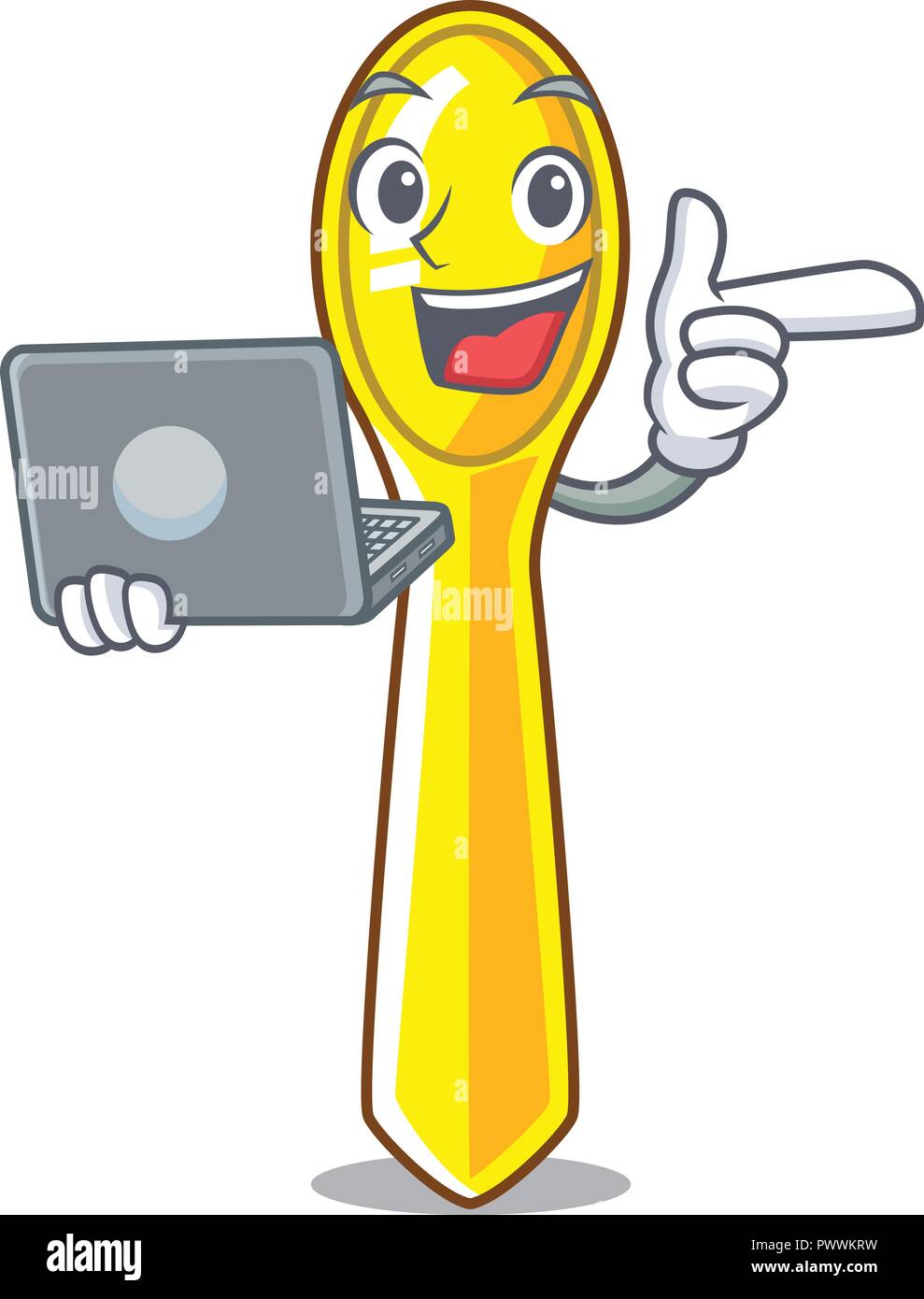 Spoon emoticon Stock Vector Images - Alamy