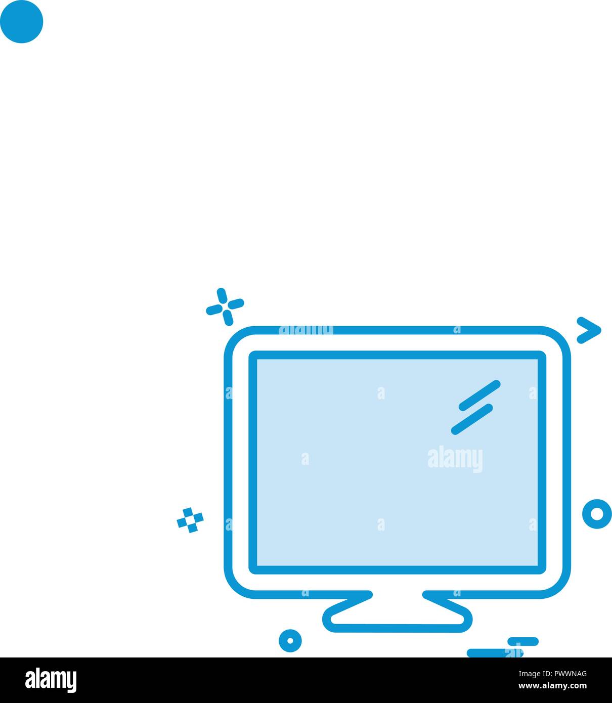 lcd screen icon vector design Stock Vector Image & Art - Alamy