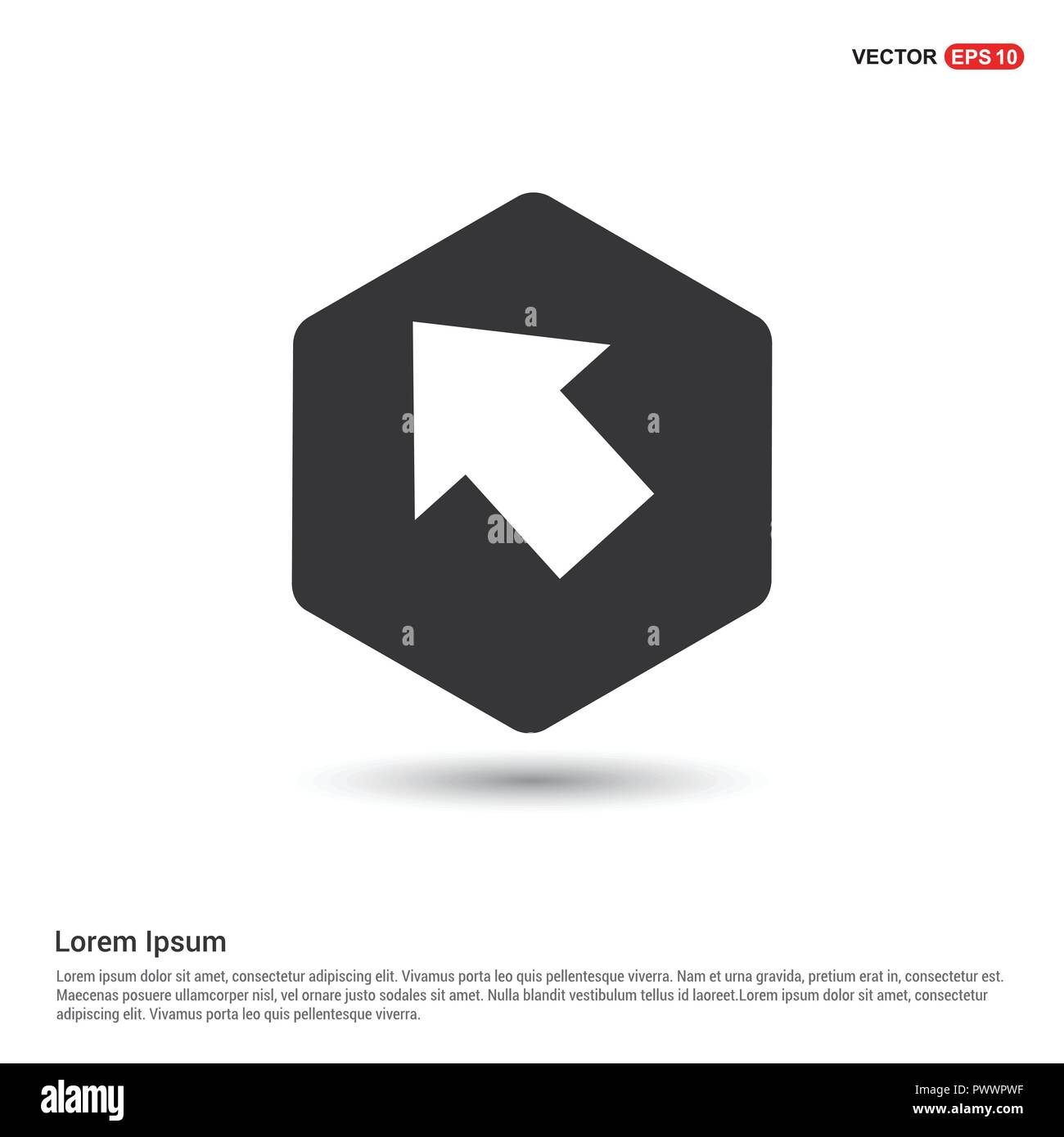 Upper Arrow Icon Stock Vector Image & Art - Alamy