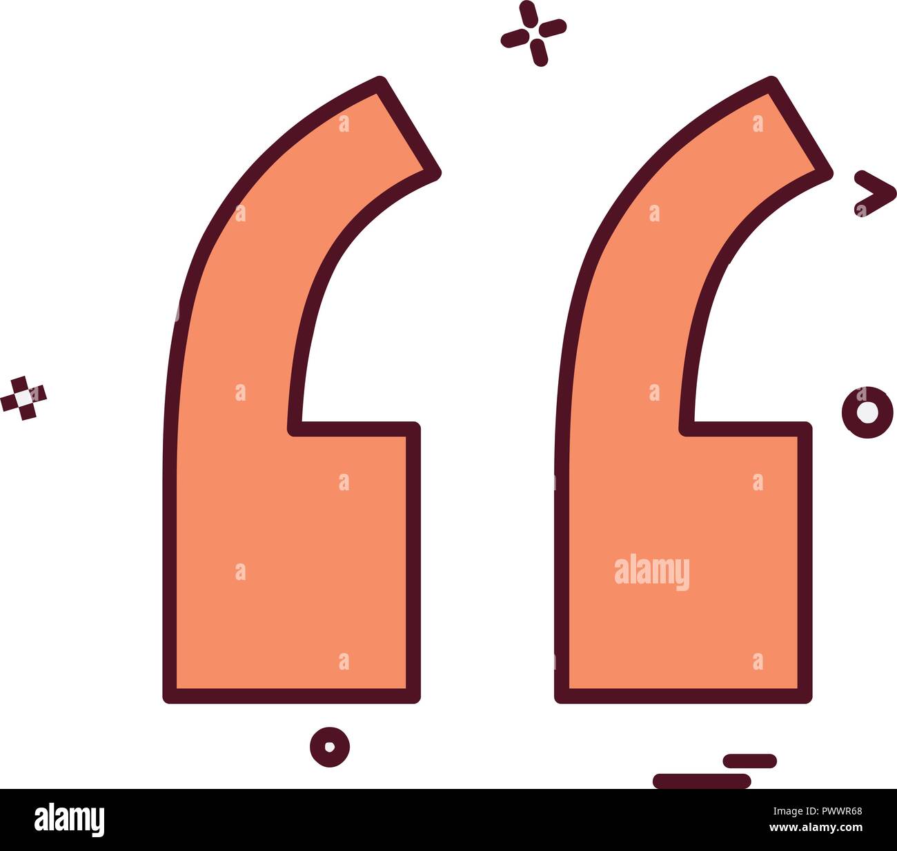 Inverted Commas Shape High Resolution Stock Photography and Images - Alamy