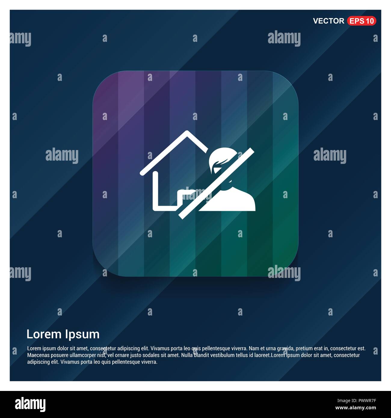 Do not enter icon - Free vector icon Stock Vector Image & Art - Alamy