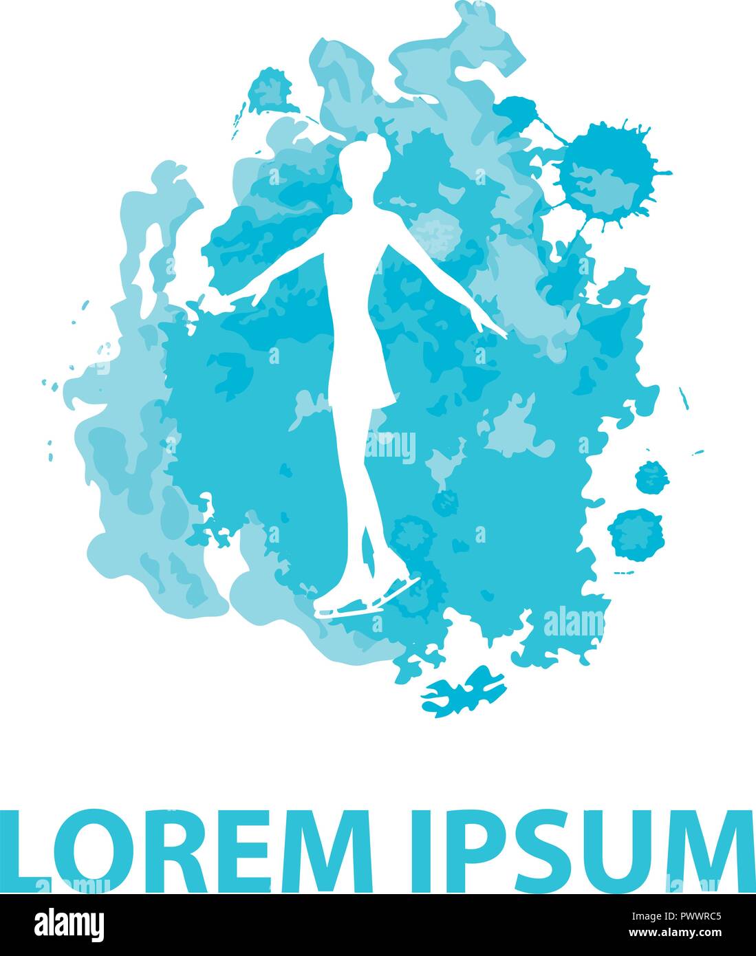 Winter sport silhouette vector vectors hi-res stock photography and ...