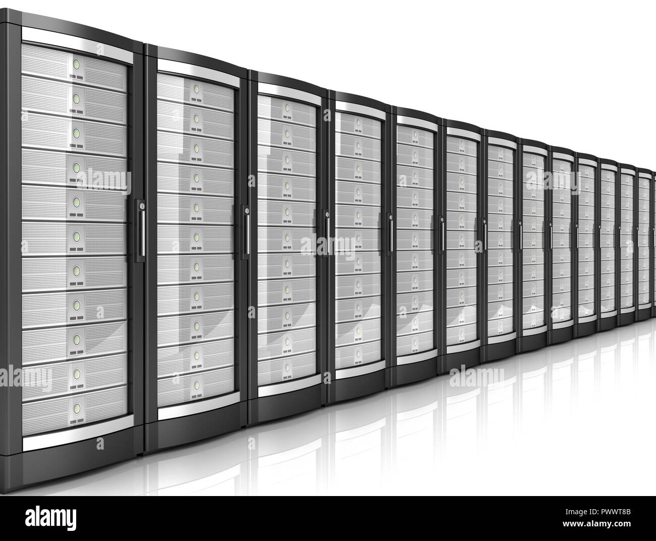 Global server room Black and White Stock Photos & Images - Alamy