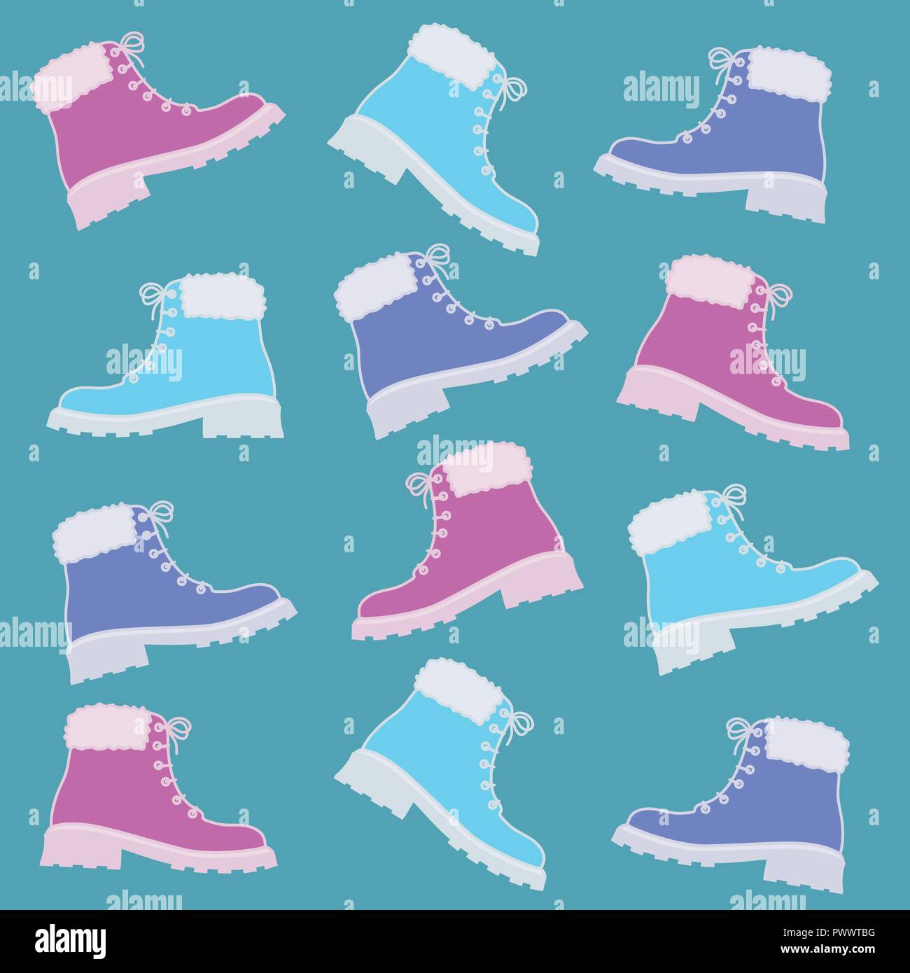 Boots background Stock Vector Images - Alamy