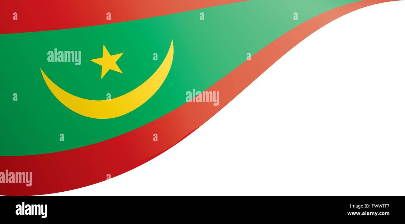 Mauritius flag, vector illustration on a white background Stock Vector ...